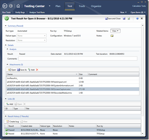 How to Use CodedUI Tests, Watin and MTM Together
